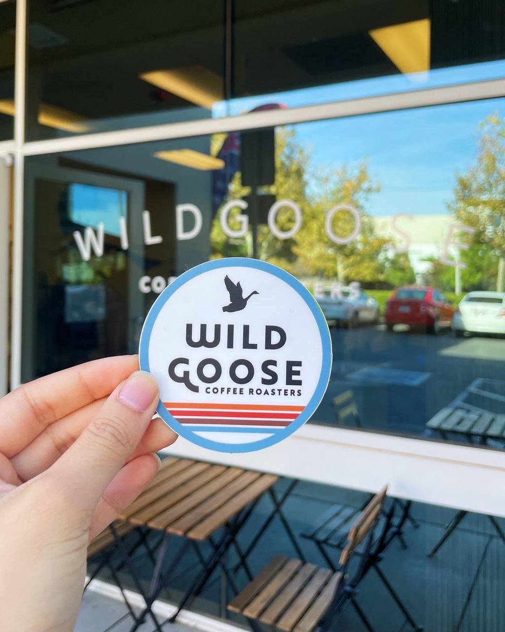 WG Circle Sticker – Wild Goose Coffee Roasters